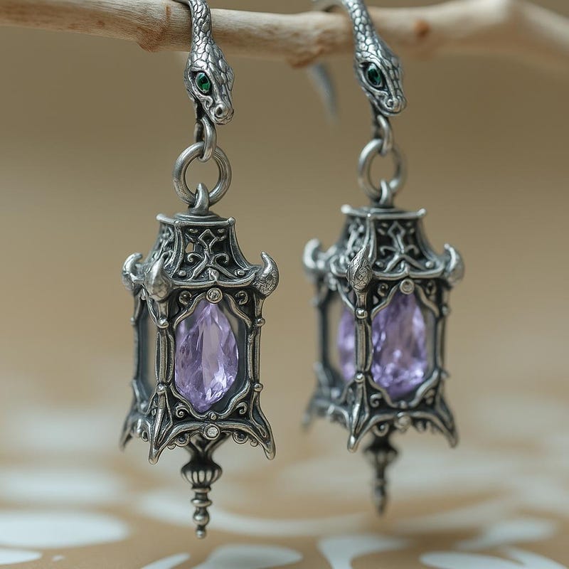 Victorian Amethyst Snake - Etsy