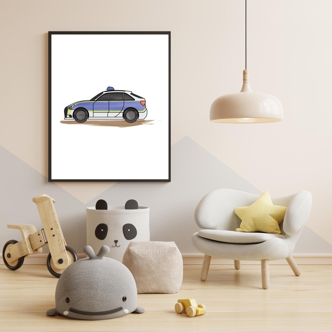 Police Poster, Police Car Poster, Audi A6 Poster Police Car Audi A6 ...