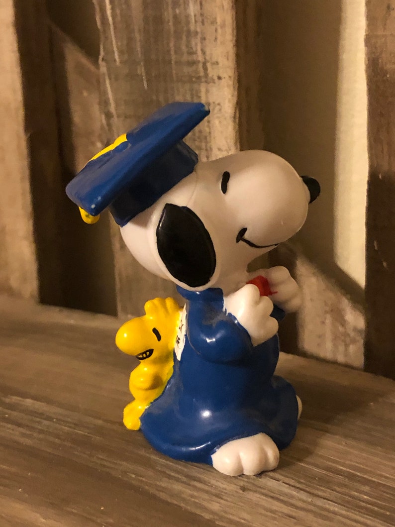 Vintage Snoopy the Graduate With Woodstock on Graduation Day - Etsy