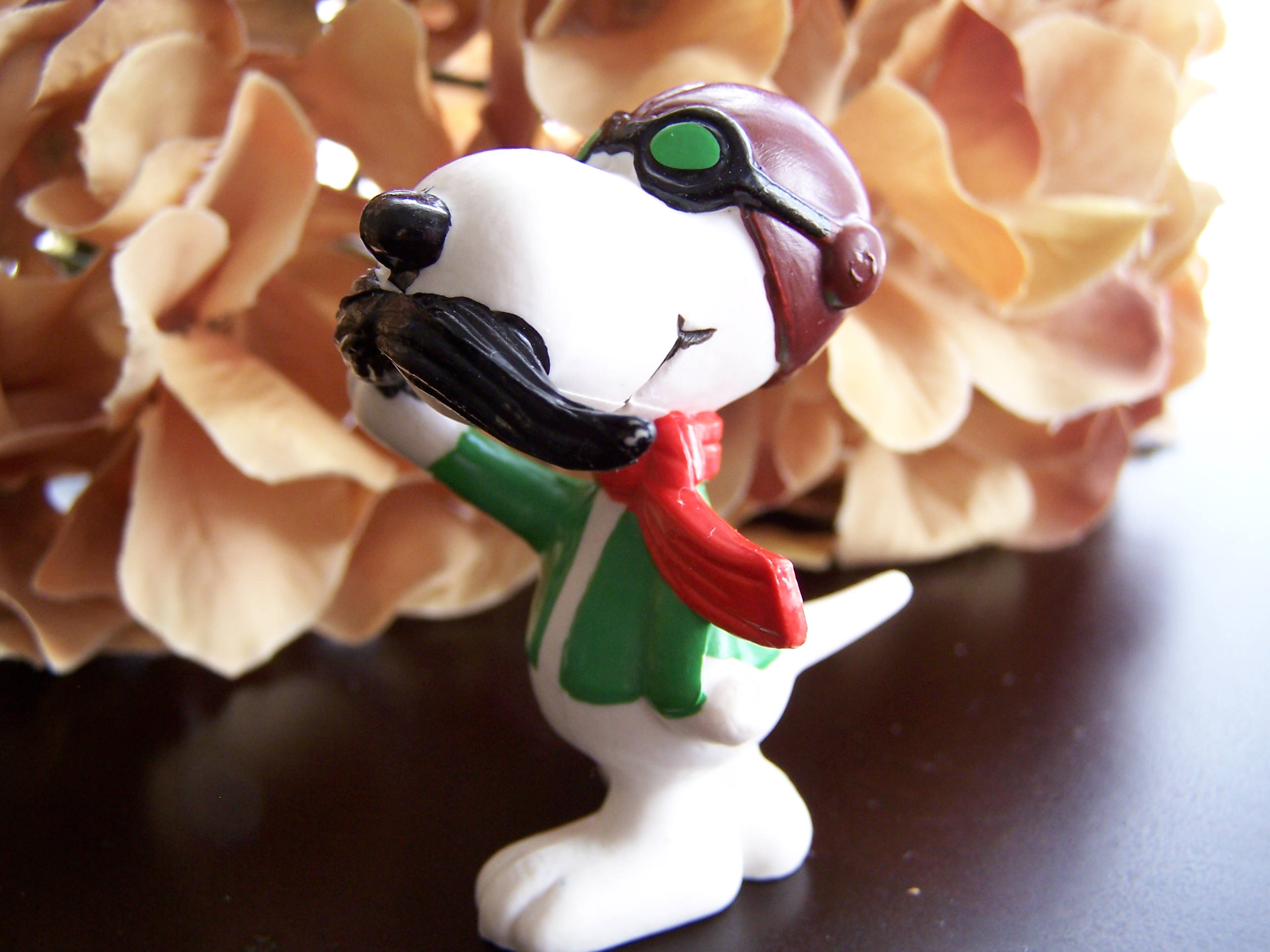 Vintage Snoopy World War I Flying Ace in Disguise Black | Etsy