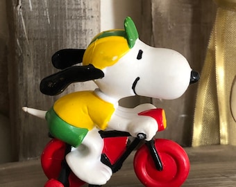 Snoopy on Bicycle - Etsy