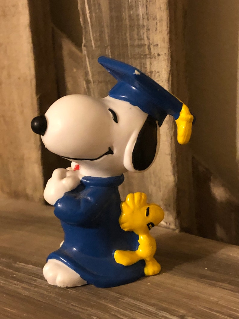 Vintage Snoopy the Graduate With Woodstock on Graduation Day - Etsy