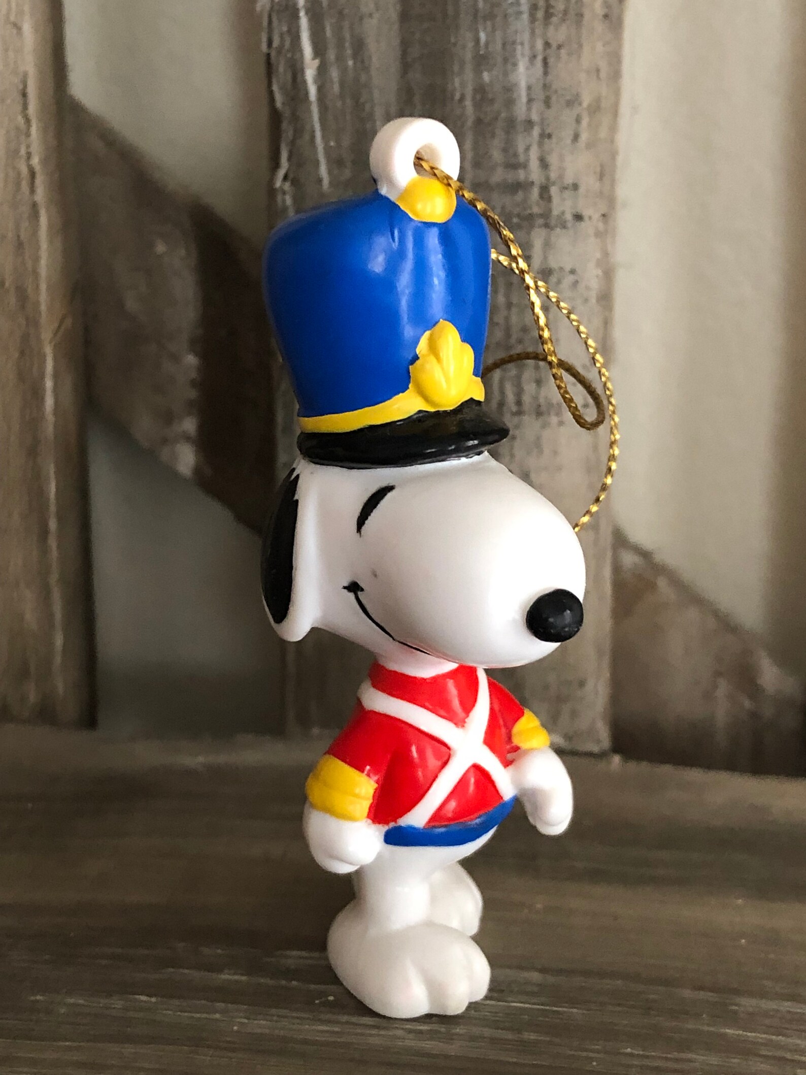 Vintage Peanuts Snoopy Christmas Toy Soldier PVC Figure - Etsy