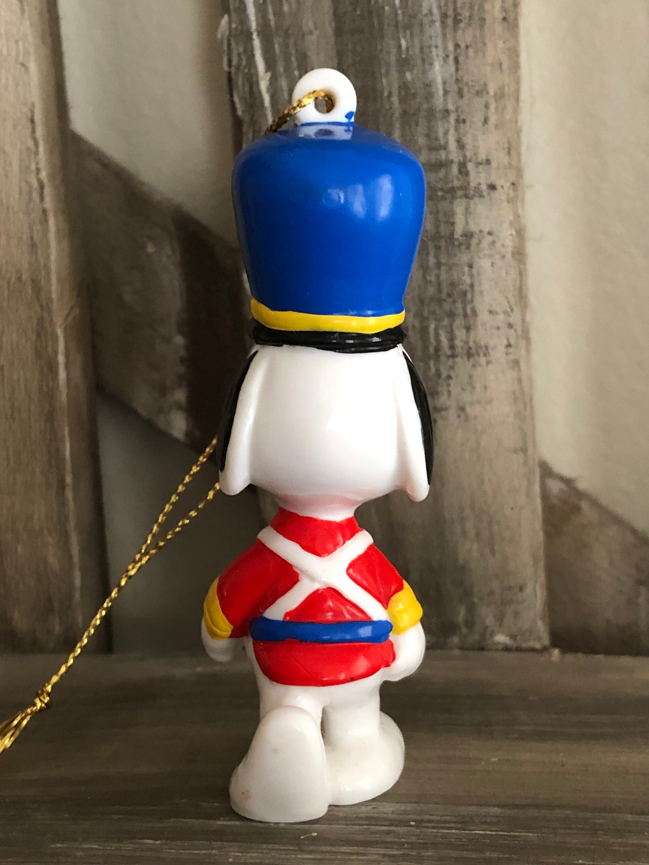 Vintage Peanuts Snoopy Christmas Toy Soldier PVC Figure - Etsy