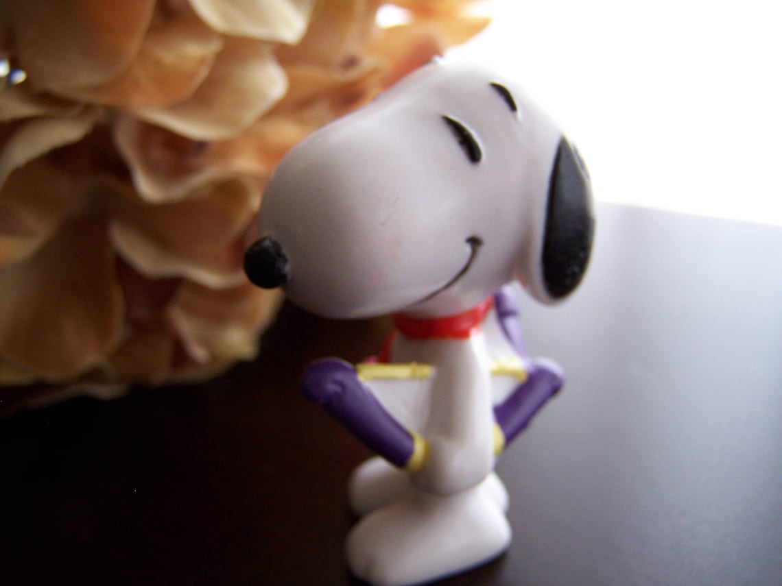 Vintage Snoopy Purple Quiver Pink Arrows Cupid Valentine | Etsy