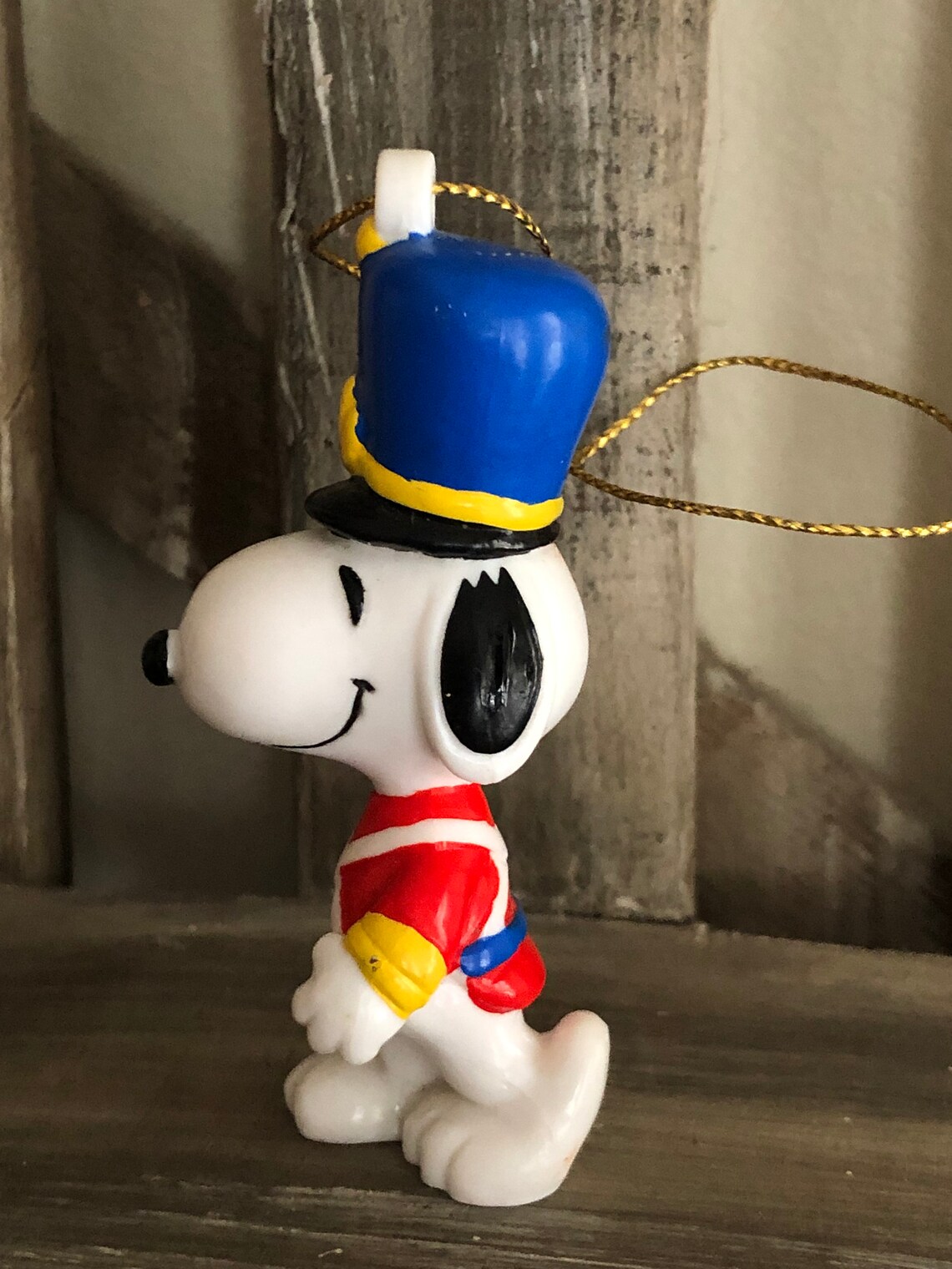 Vintage Peanuts Snoopy Christmas Toy Soldier PVC Figure - Etsy