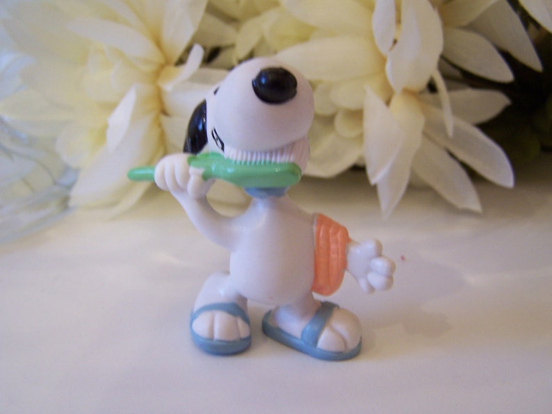Vintage Snoopy Brushing Teeth Dental Hygiene PVC Miniature Figure - Etsy