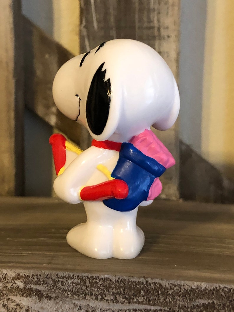 Vintage Snoopy Blue Quiver Pink Arrows Cupid Valentine Peanuts - Etsy