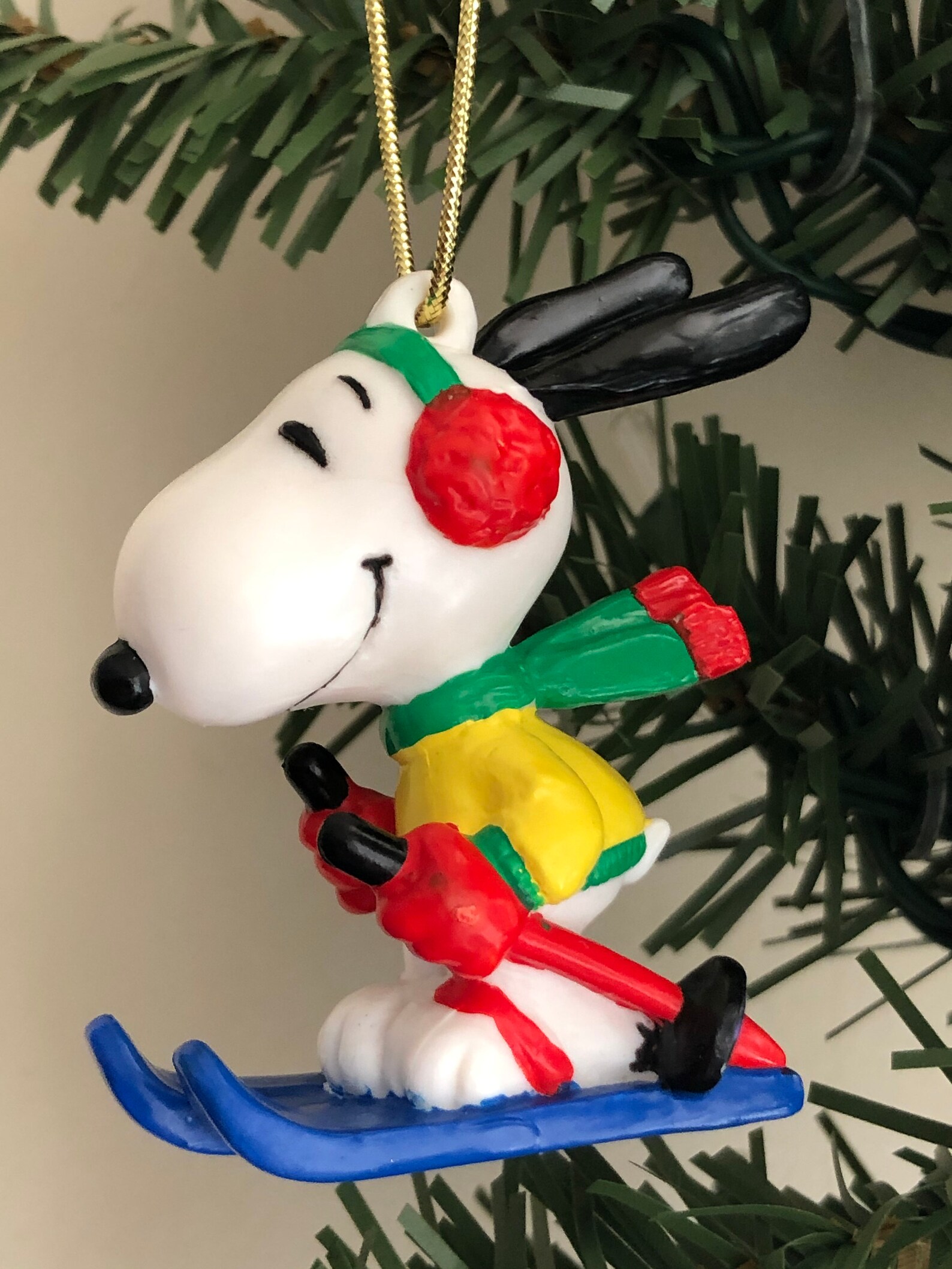 Vintage Peanuts Snoopy on Snow Skis Snoopy Skiing PVC Figure | Etsy