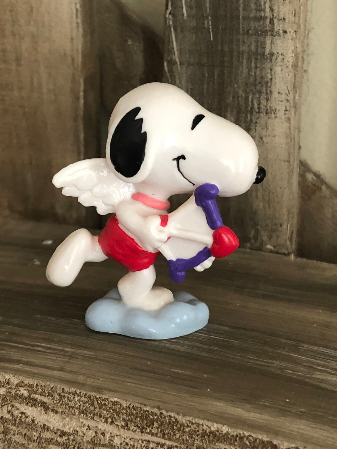 Vintage Snoopy as Cupid on a Cloud With or Without a Screw Eye for ...