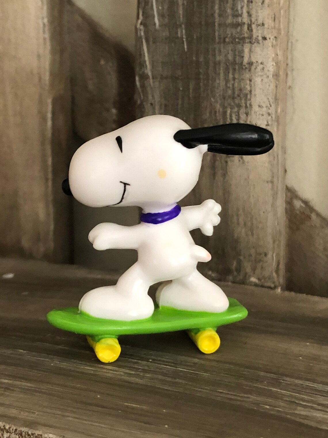 Vintage Snoopy on a Skateboard PVC Figure Figurine Miniature - Etsy