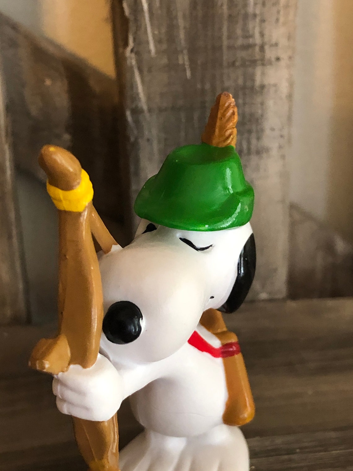 Vintage Snoopy as Robin Hood With Bow and Arrow PVC Figure - Etsy