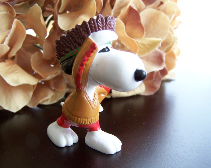 Vintage Snoopy Old West Native American Chief Feather Headdress - Etsy