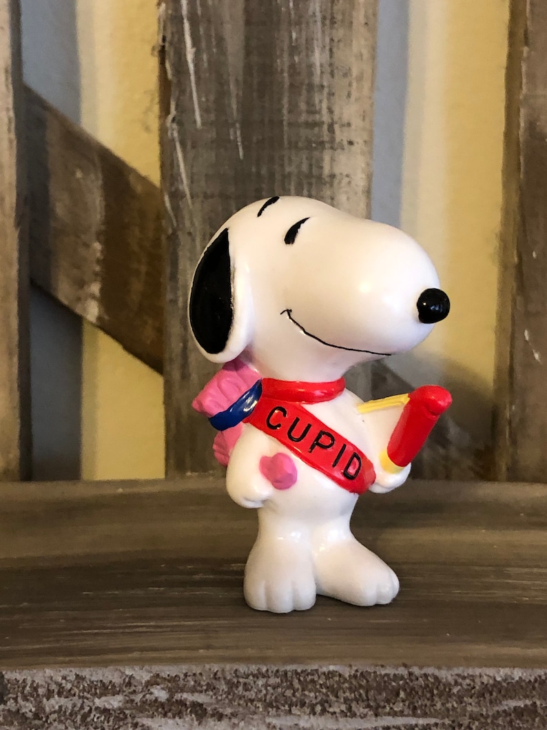 Vintage Snoopy Blue Quiver Pink Arrows Cupid Valentine Peanuts - Etsy
