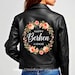 Custom Leather Jacket – Hand-painted & Digital Print Fusion ...