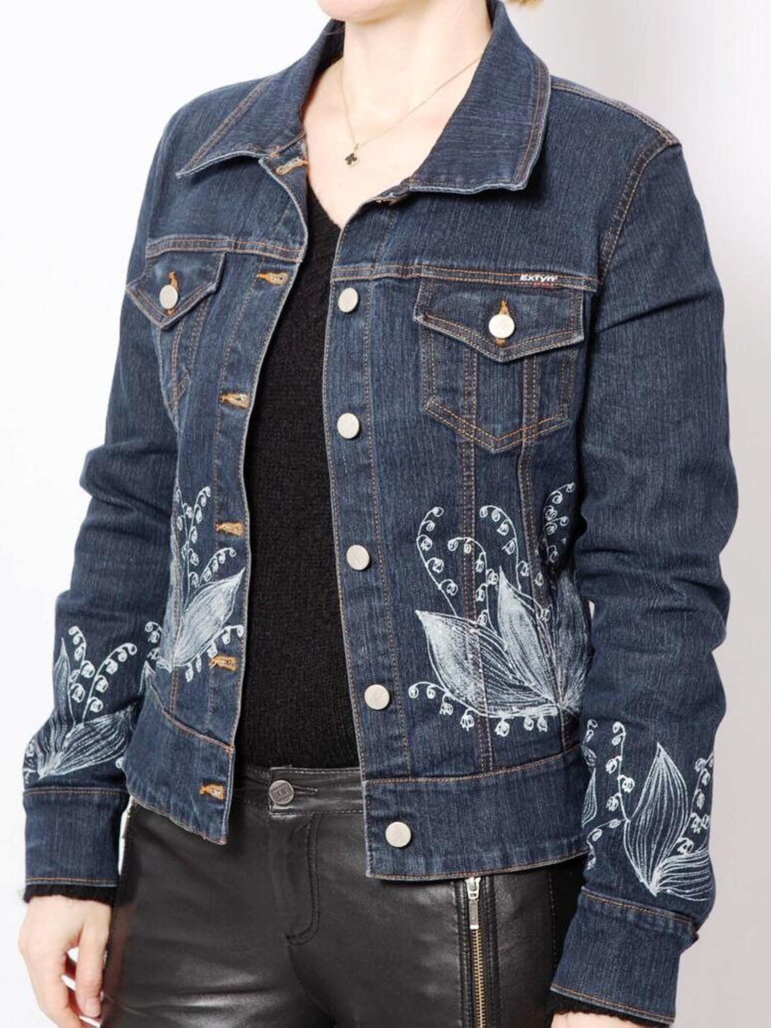 Custom Hand-painted Denim Jacket – Personalized Artwork, Unique ...