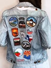 Custom Denim Jacket With Embroidered Patches – Personalized Streetwear ...