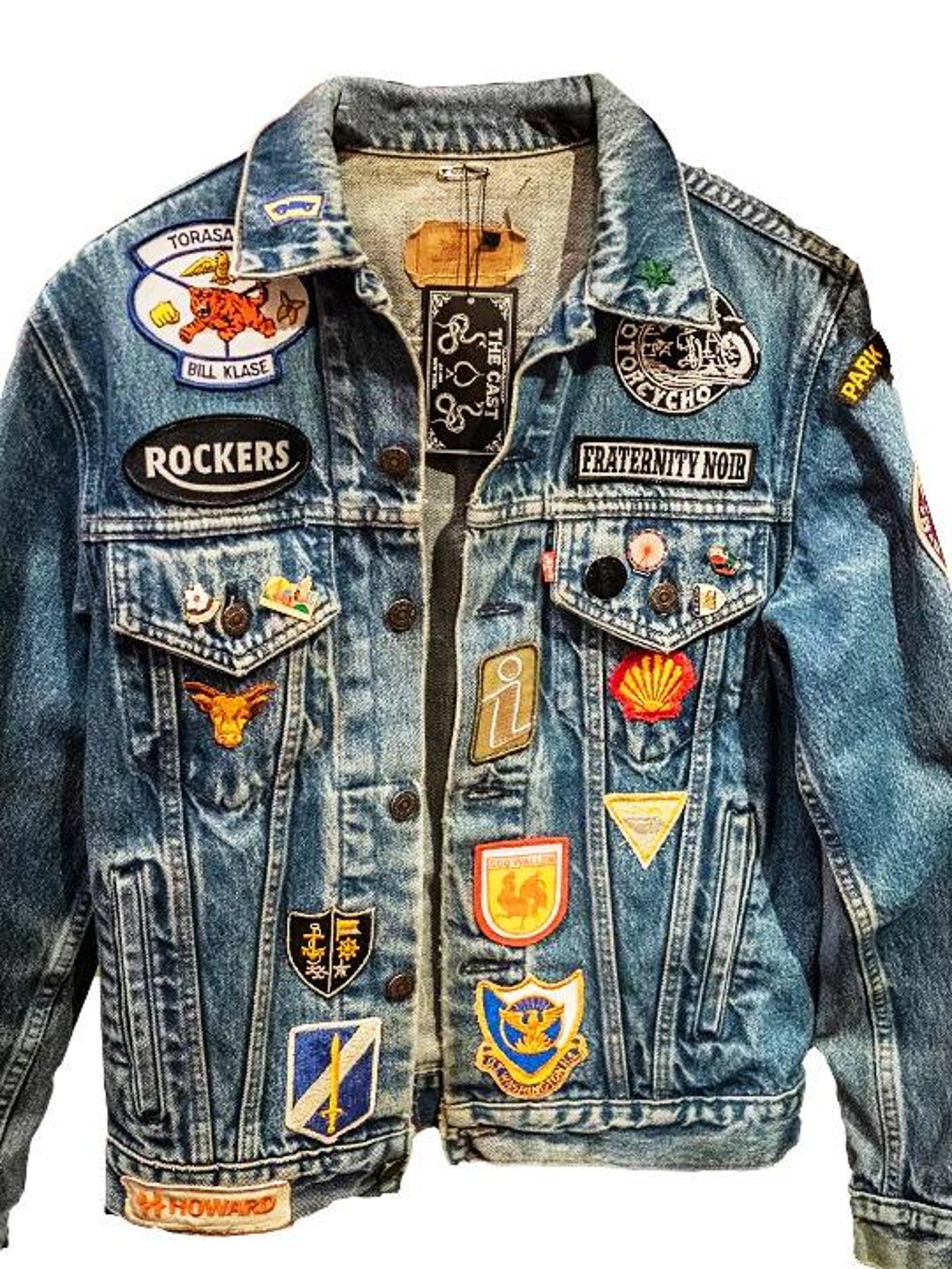 Custom Denim Jacket With Embroidered Patches – Personalized Streetwear ...