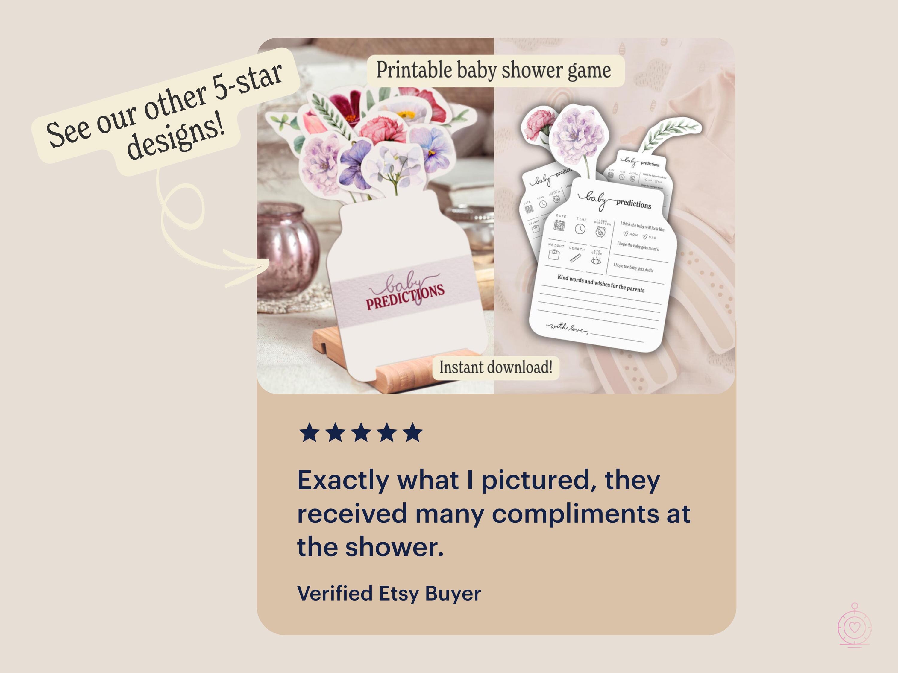 Printable Book Review Tracker: Wildflower Bouquet Reading Log (PDF ...