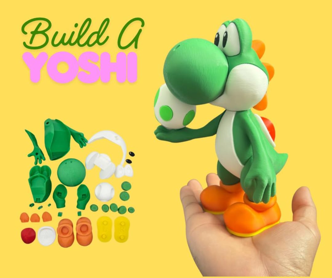 Build Your Own Yoshi – 3D Printed DIY Kit | All Parts Included! - Etsy UK