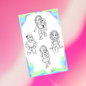 Amy's Adventures Mini Coloring Book: Creative Fun for Kids - Instant ...