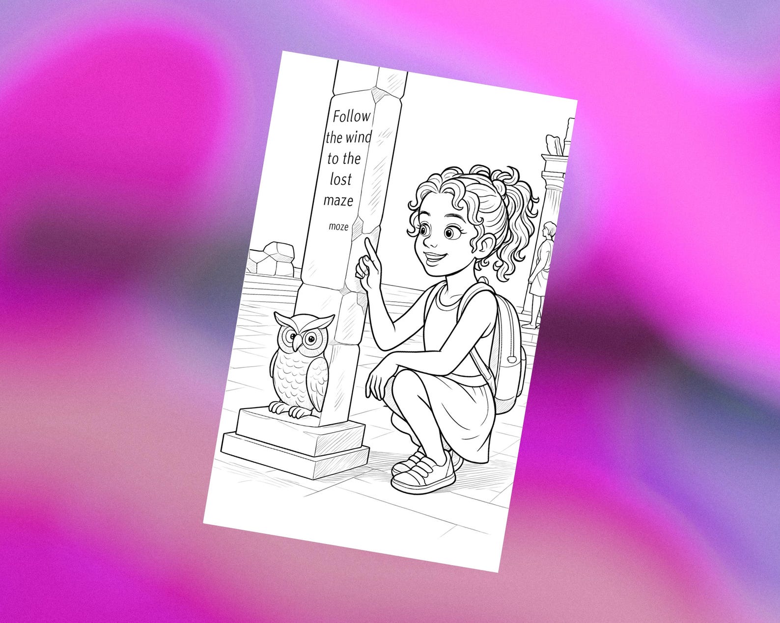 Amy's Adventures Mini Coloring Book: Creative Fun for Kids - Instant ...