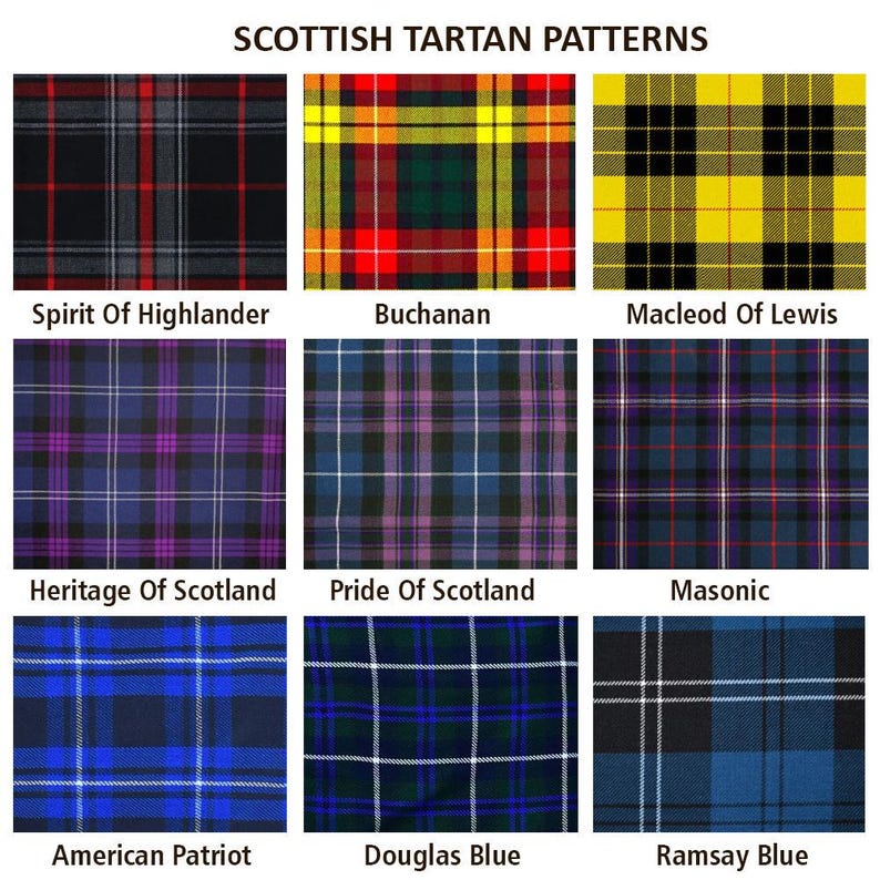 Women's Highland Scottish Tartan Maxi Skirt - High Waisted Pleated ...