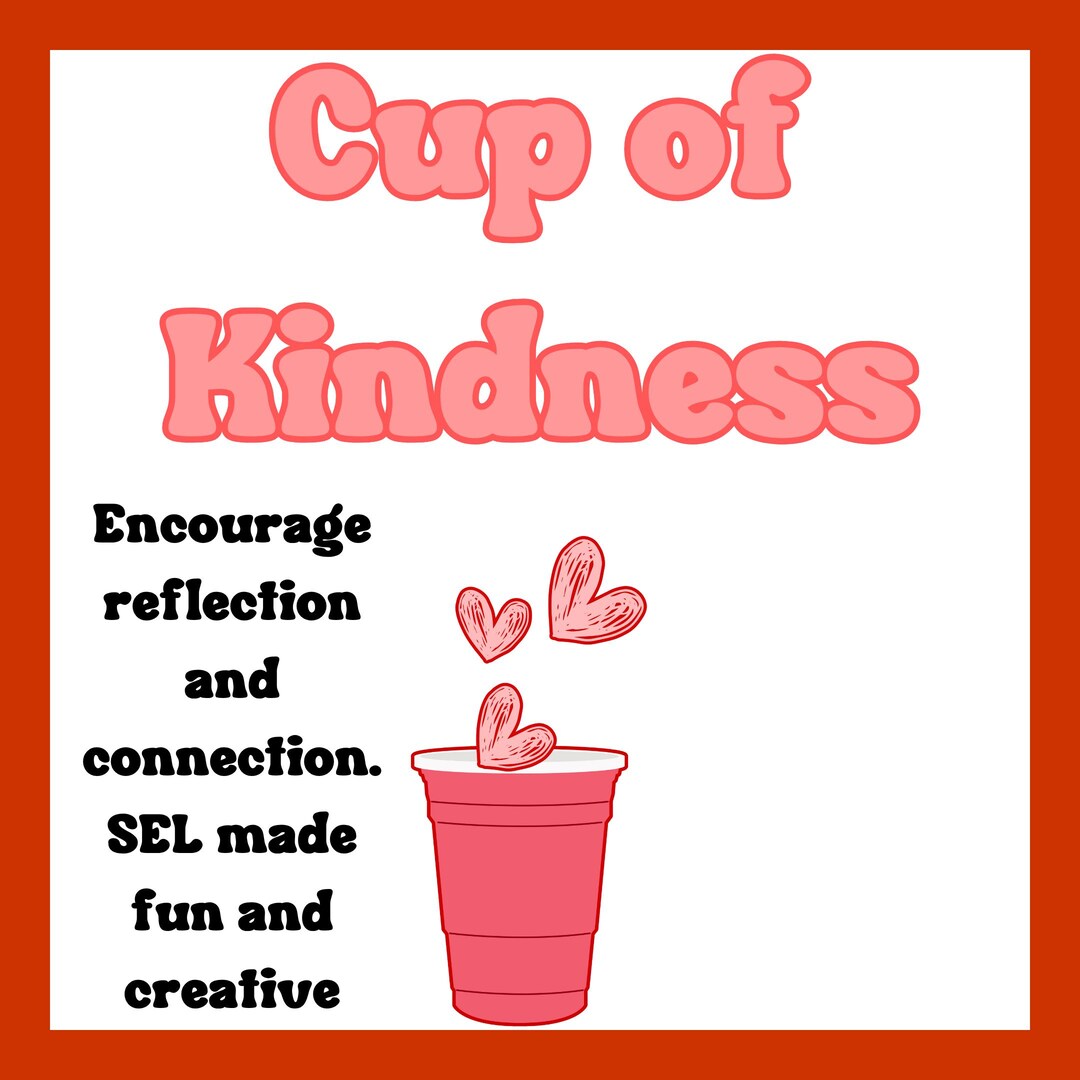 Cup of Kindness Craft | SEL Activity, Classroom Project (digital ...
