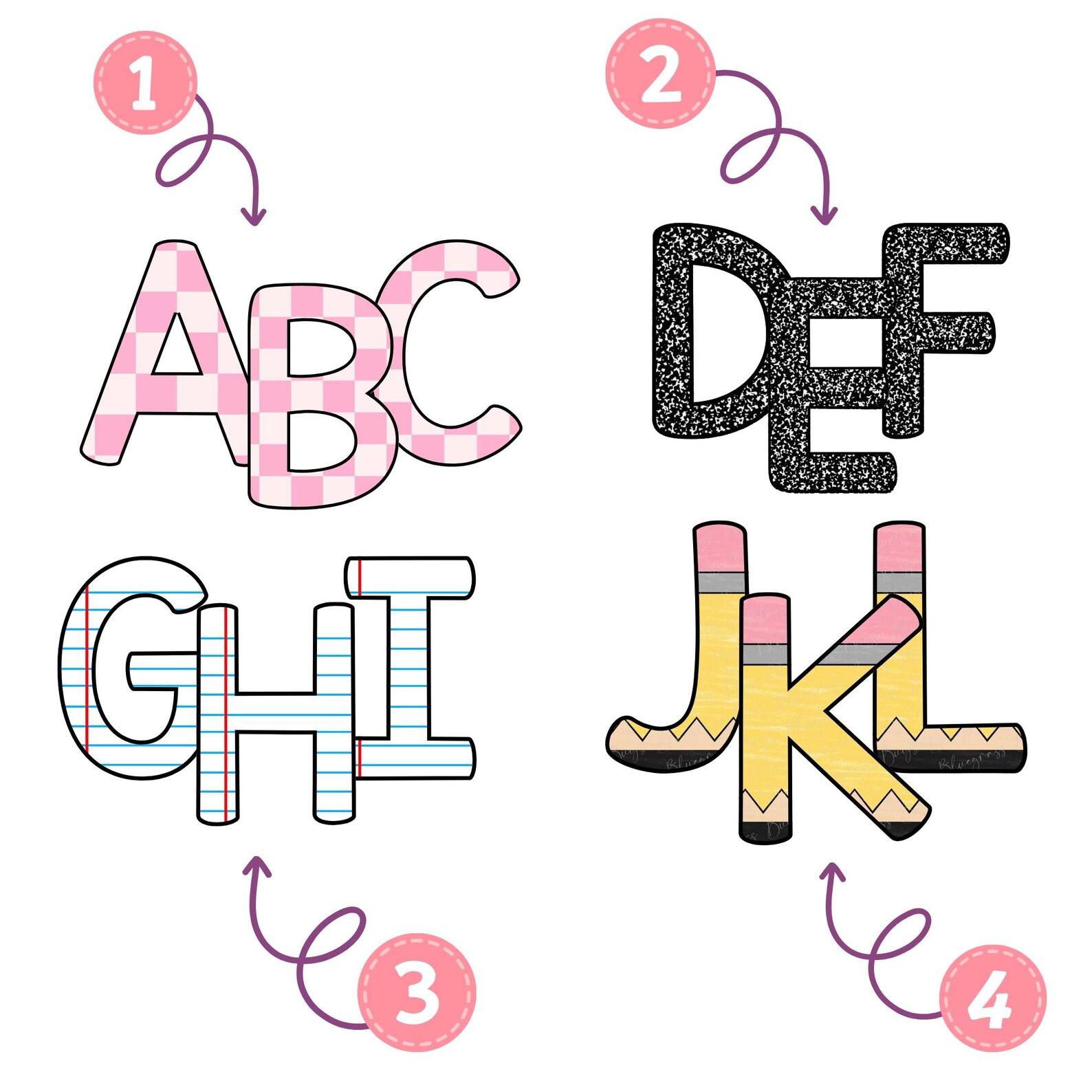 Adorable Classroom Lettering Pack, Customizable Bulletin Board Letters ...