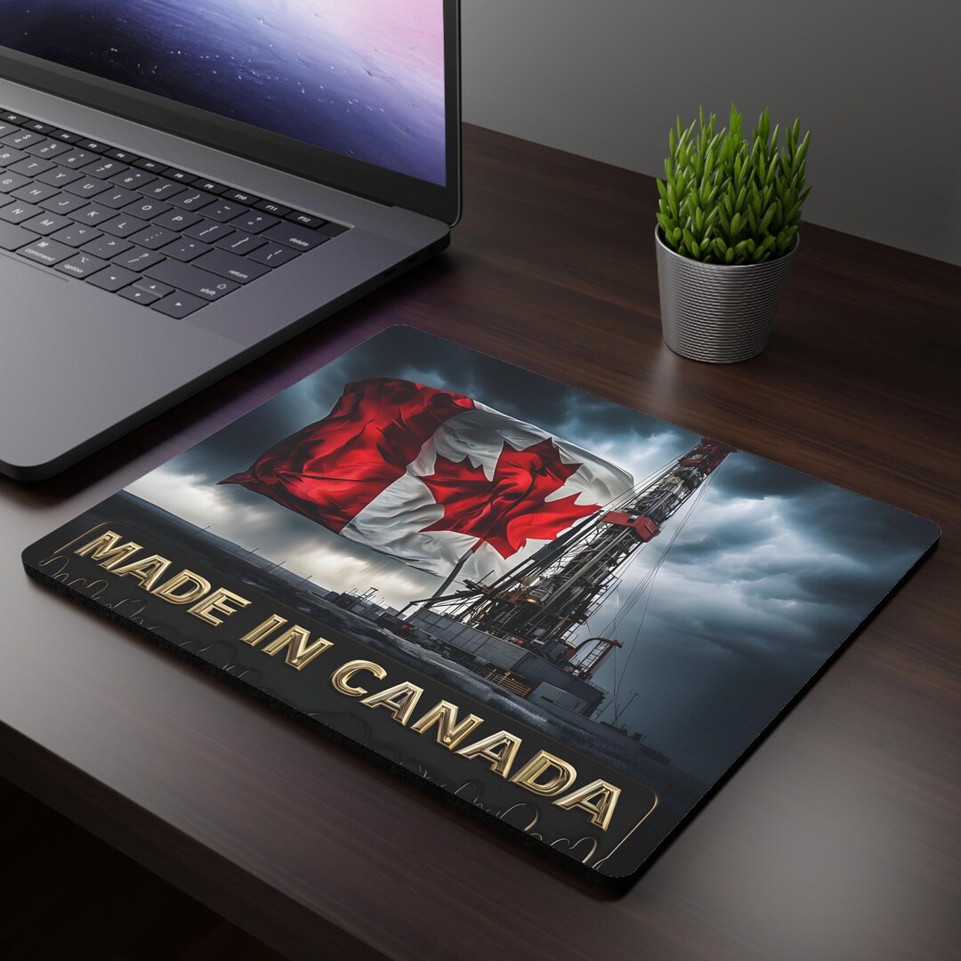 Made in Canada Drilling Rig Mouse Pad Oilfield Work Desk Mat, Rugged ...