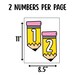 Pencil Alphabet & Number Cards A-Z 0-20 | Classroom Wall Decor ...