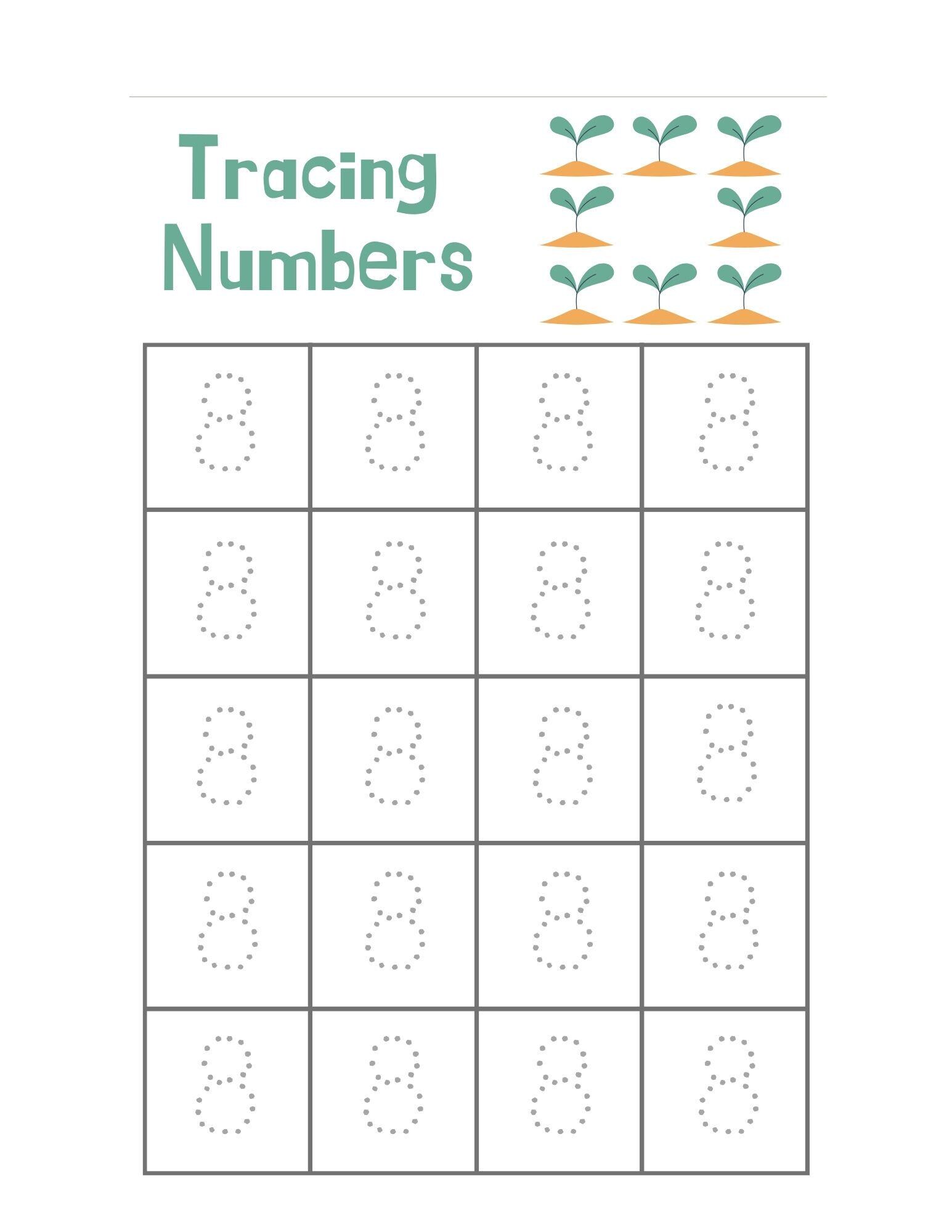 Counting and Number Tracing - Etsy