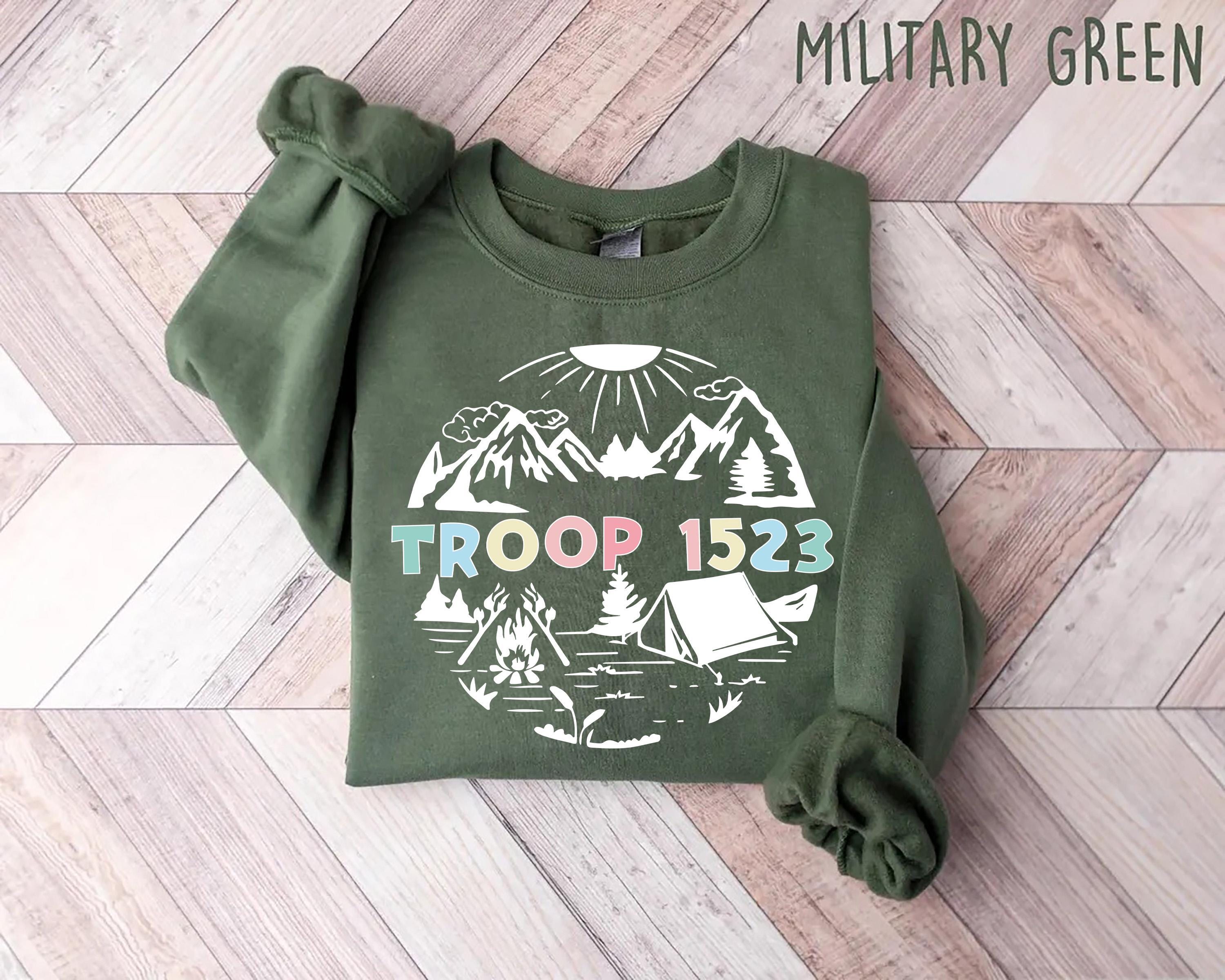 Personalized Troop Scouts Sweatshirts,custom Scout Troop Shirt,scout ...