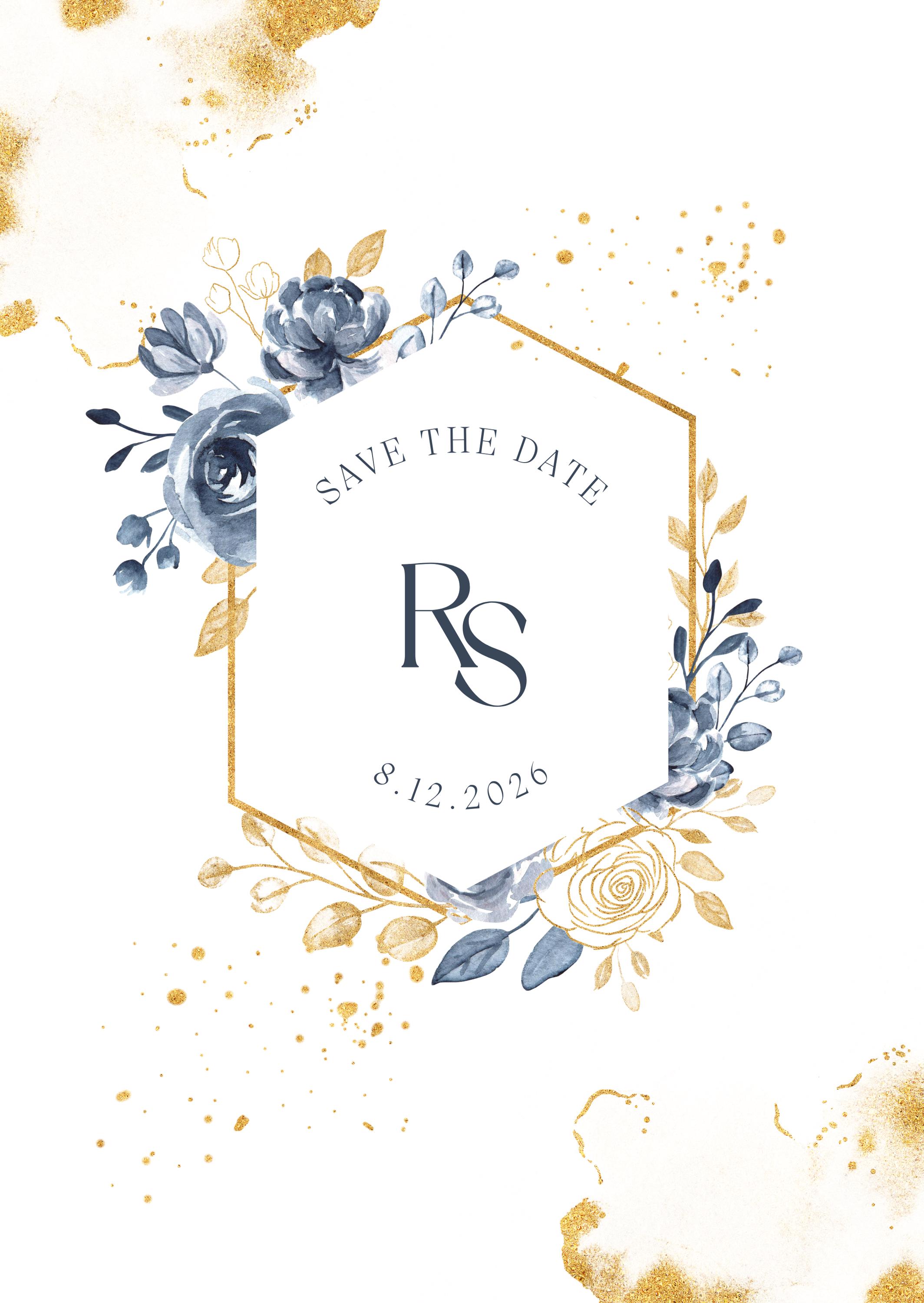 Instant Download Custom Wedding Invitation - Editable Digital Template ...