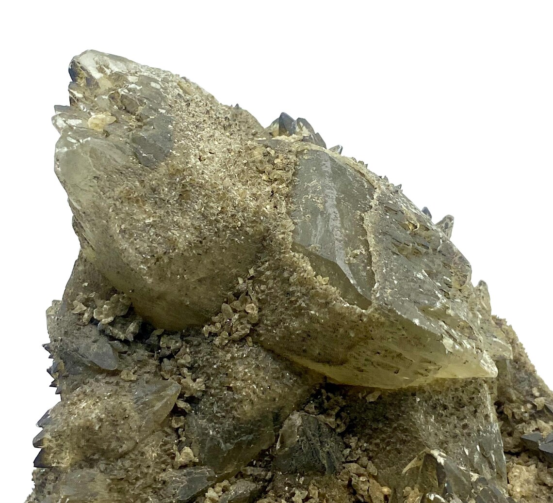 1608 Gram Exclusive and Beautiful Perfect CUBIC Grey FLUORITE With Big ...