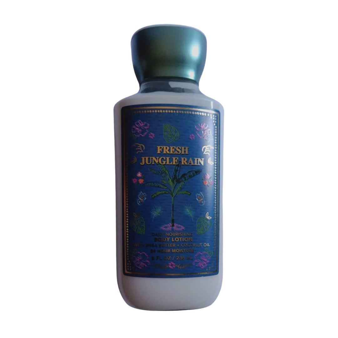 Bath and Body Works Fresh Jungle Rain Body Lotion & One (1) Vintage 80s ...