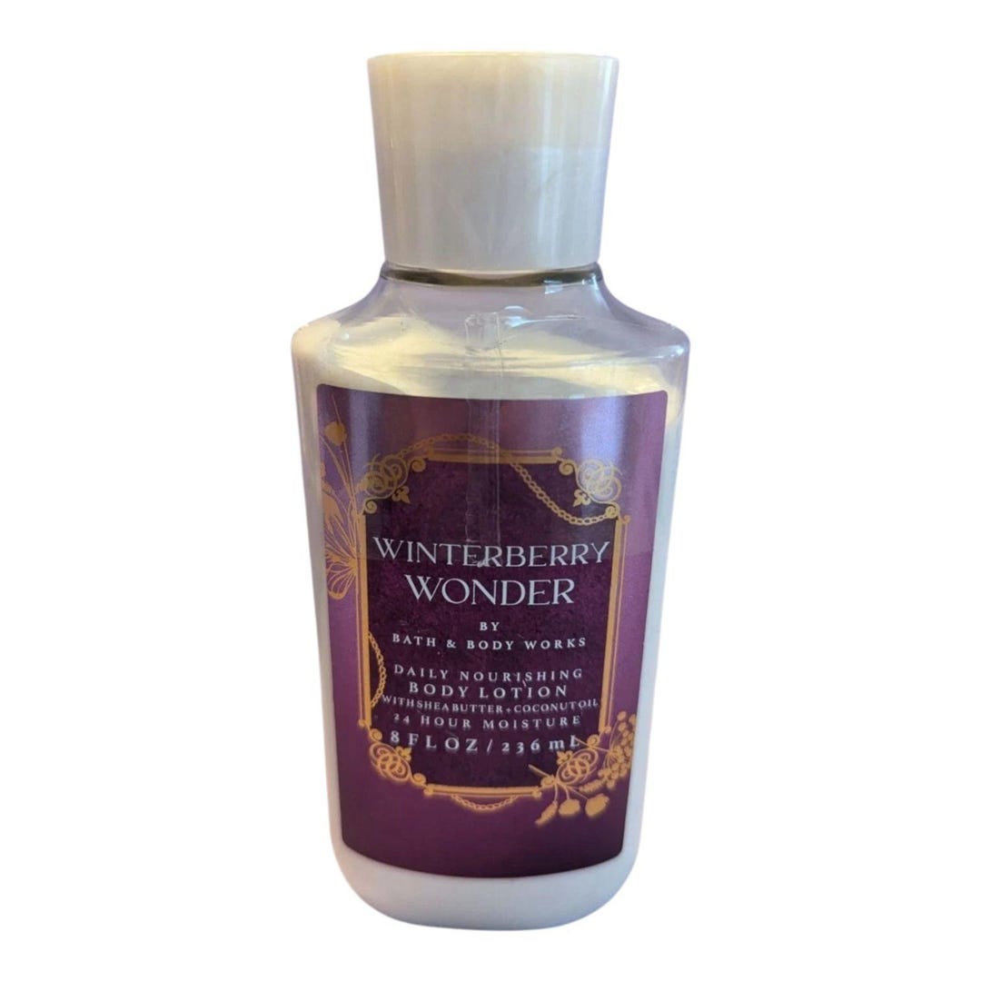 Bath and Body Works Winterberry Wonder Body Lotion & One (1) Vintage ...