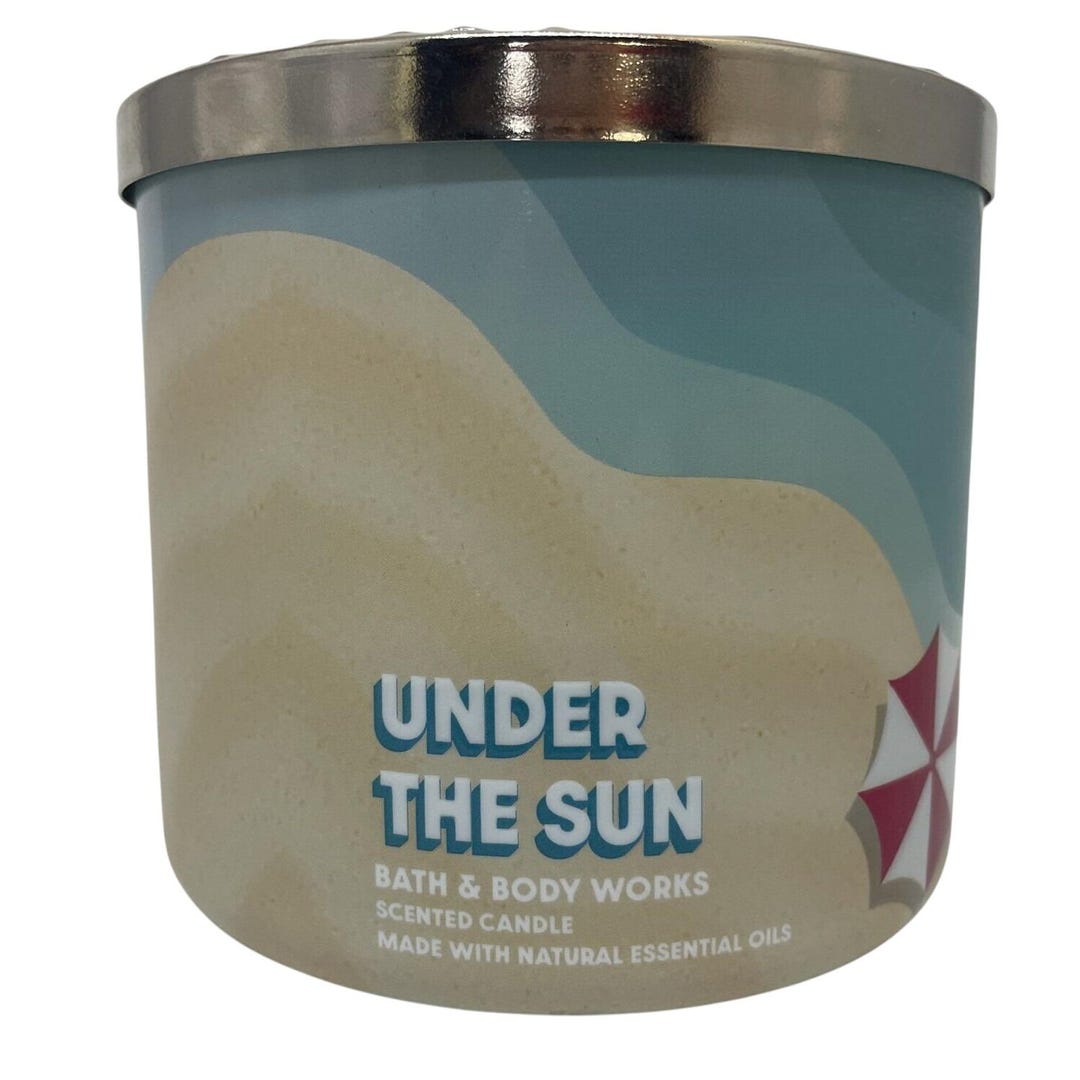 Bath and Body Works Under the Sun 3-wick Candle & One (1) Vintage 80s ...