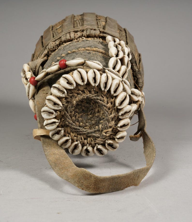 Ethiopian Cowry Shell and Gourd Milk Jug - Etsy