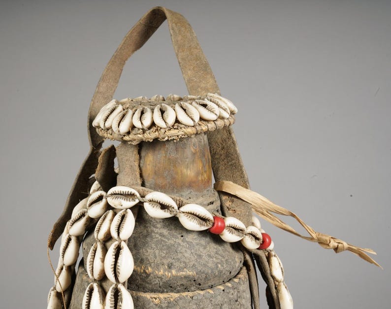 Ethiopian Cowry Shell and Gourd Milk Jug - Etsy