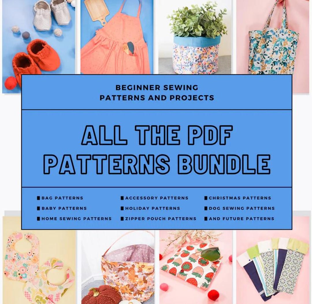 Ultimate PDF Sewing Pattern Bundle | 100+ Printable Patterns & Tutorials | Instant Digital ...