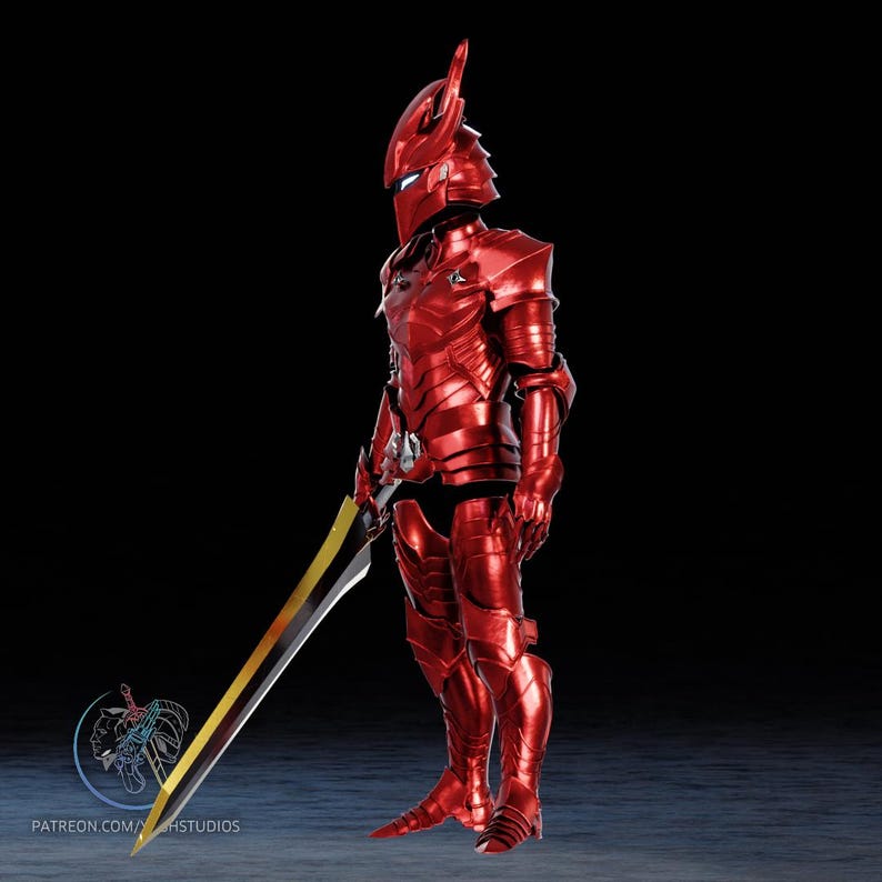 Igris Armor Full Set STL | 3D Printable Sword, Helmet, and Armor | Solo ...