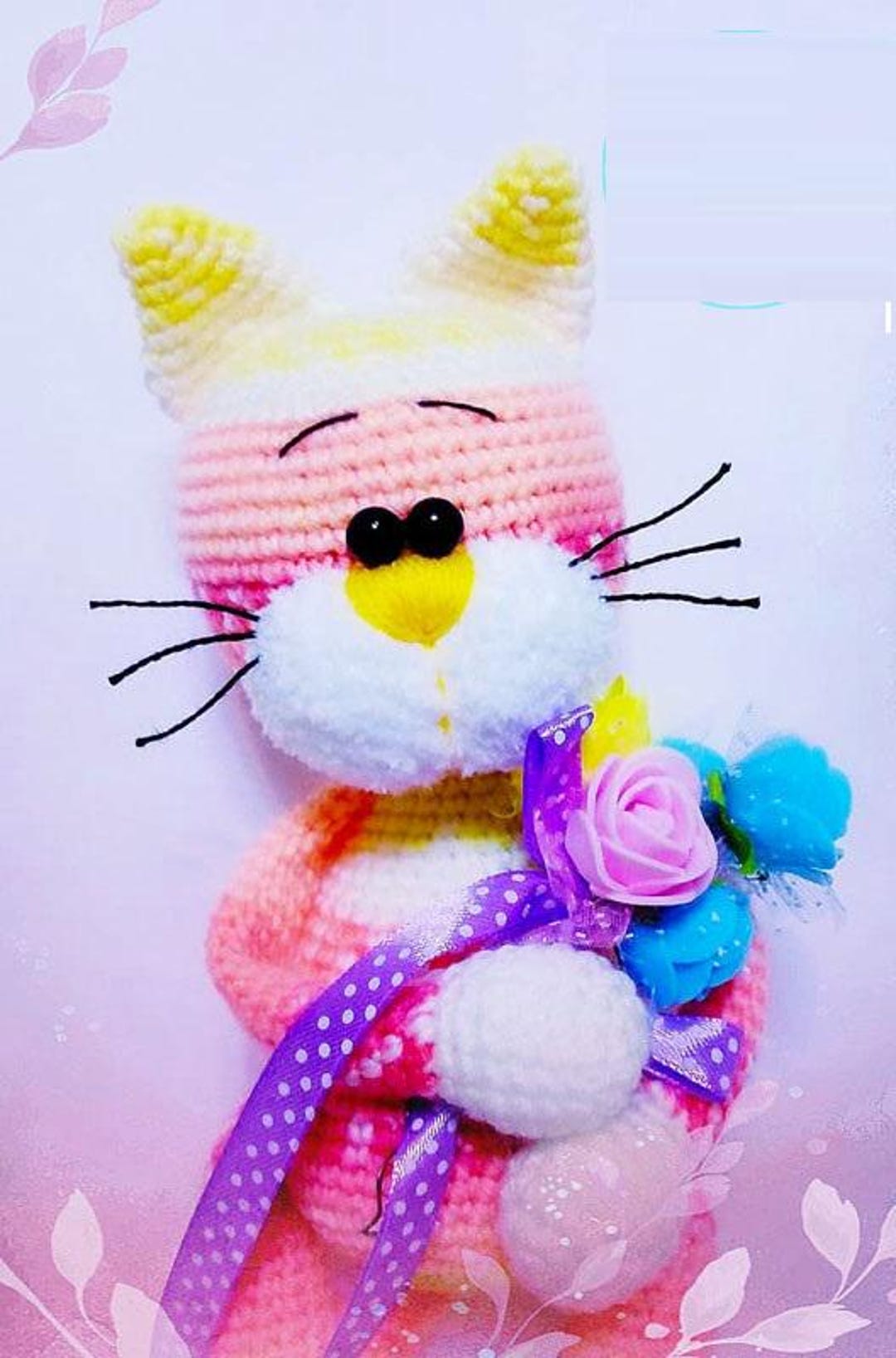 Murzik the Cat Crochet Pattern | PDF Pattern in English & French | DIY ...