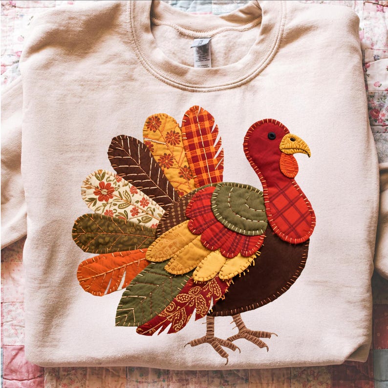 Patchwork Turkey PNG, Thanksgiving Quilt Sublimation,cozy Autumn Digital Download,farmhouse Fall ...