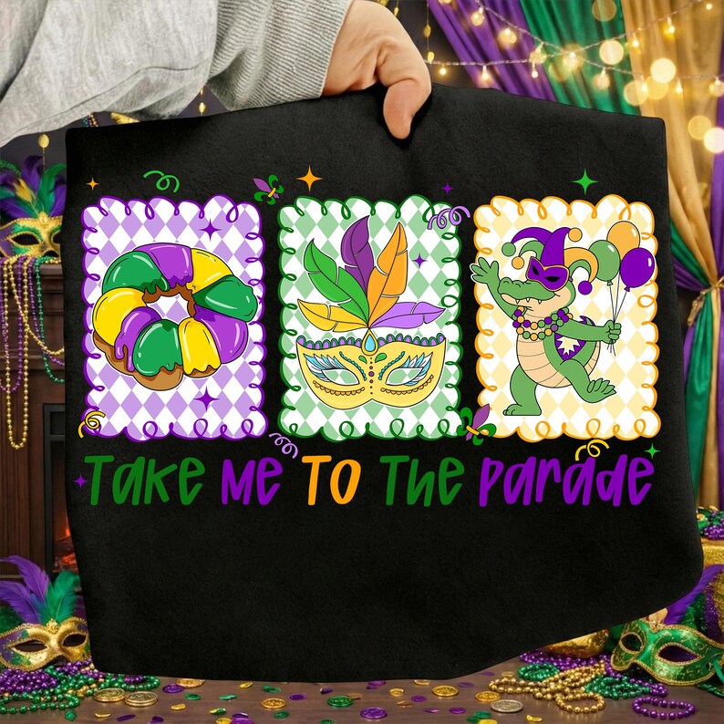 Mardi Gras Png, Take Me to the Parade Png, Fleur De Lis Png, Fat ...