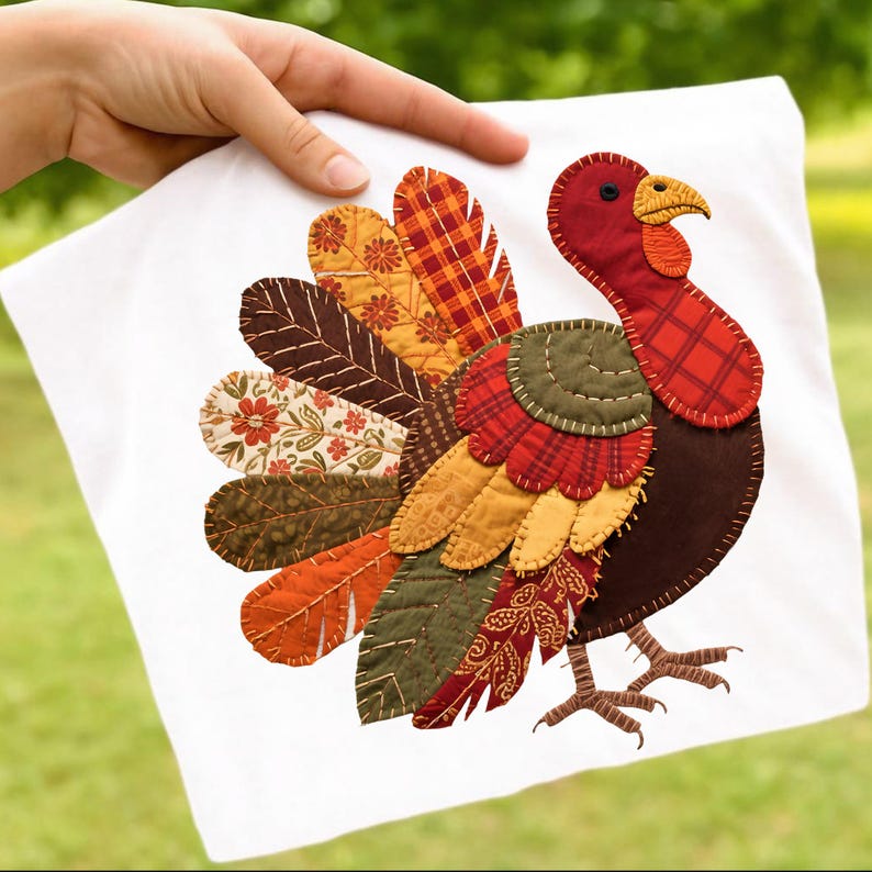 Patchwork Turkey PNG, Thanksgiving Quilt Sublimation,cozy Autumn Digital Download,farmhouse Fall ...