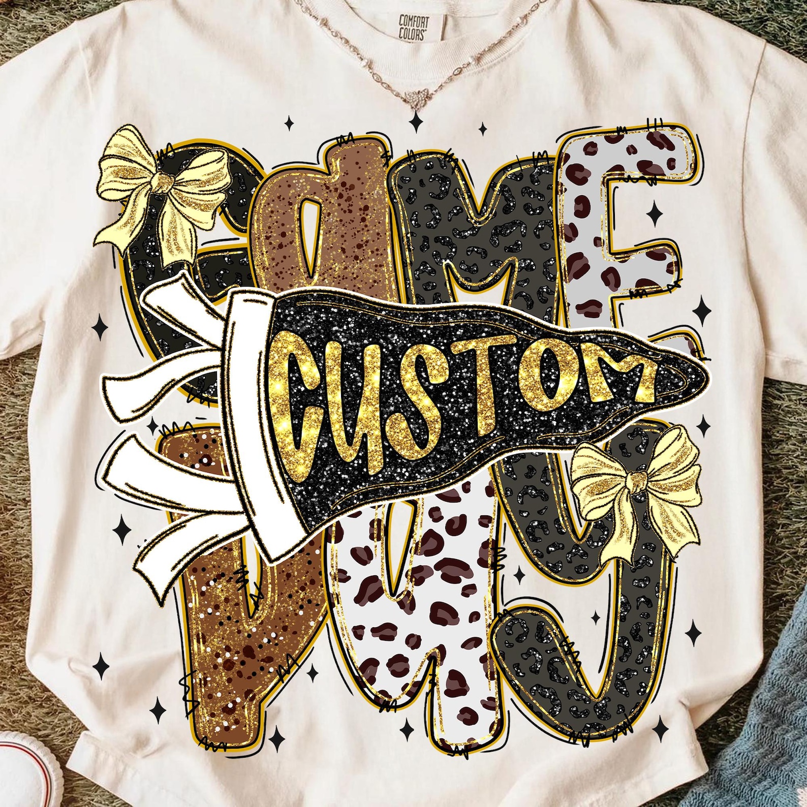 Custom Mascot Team Png, Personalized Game Day Png, Disty Floral Pennant ...