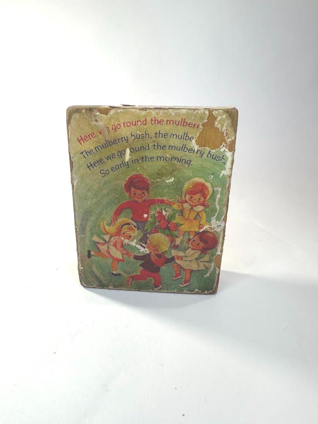 Vintage Fisher Price 1970s "here We Go Round the Mulberry Bush" Radio ...