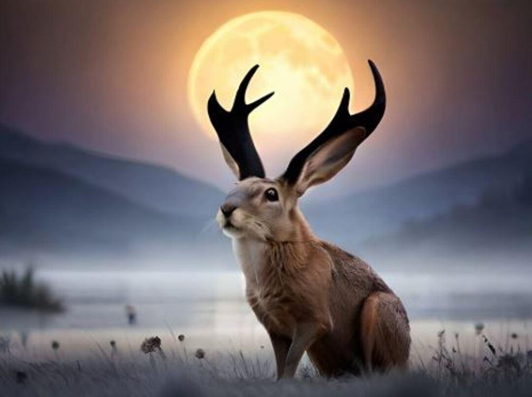 Jackalope Mystical Creature Attunement - Etsy