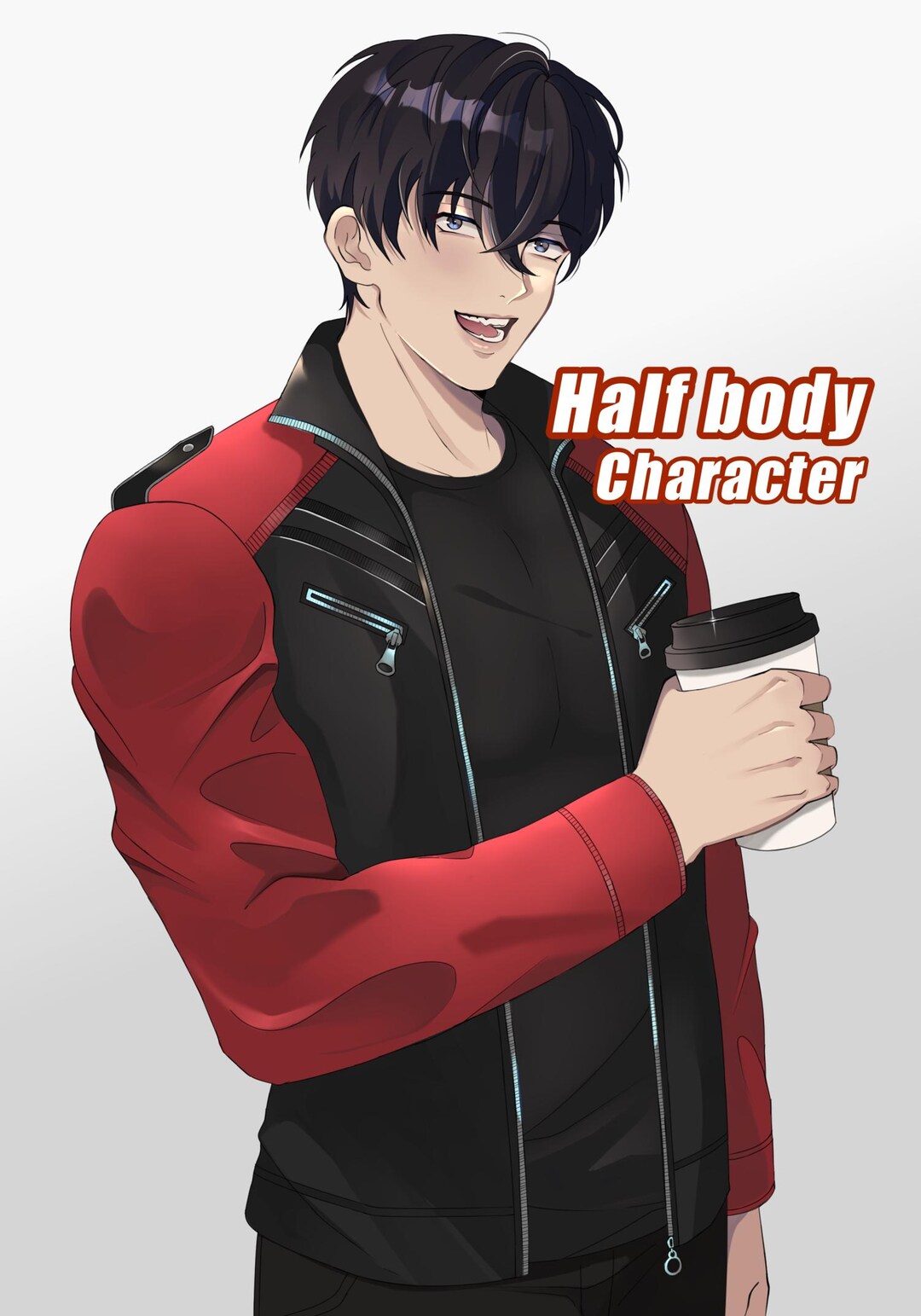 Half Body/fanart /original Character/anime/ Commission/ Boys/ Avatar ...